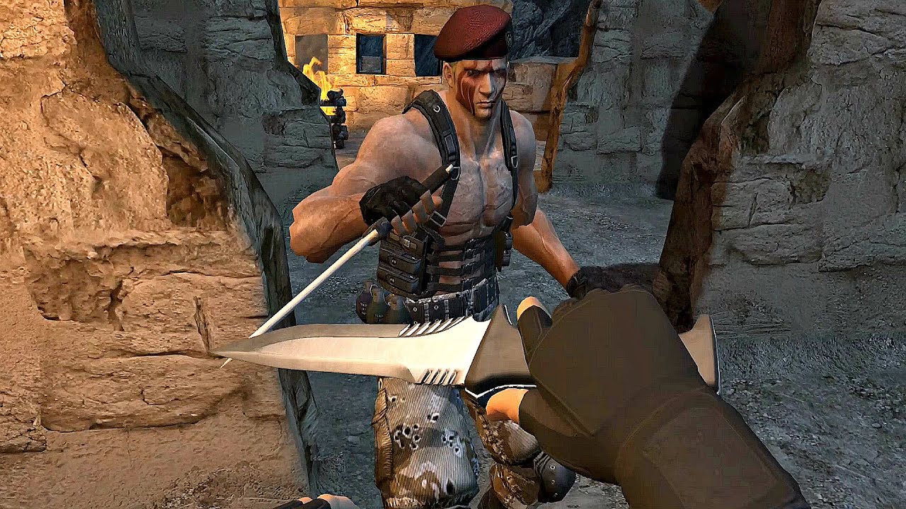 Resident Evil 4 Vr Krauser Boss Fight 4k 60fps Knife Only Uptimevr